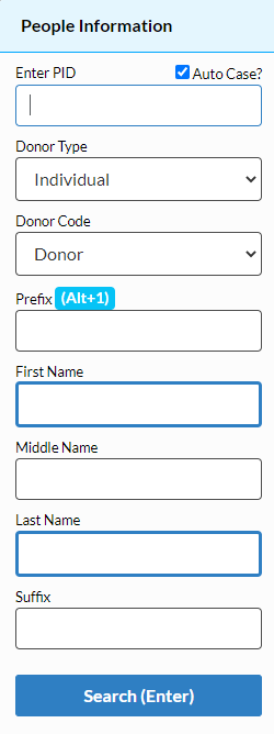 Crimson: Contributions - Data Entry – Help Desk