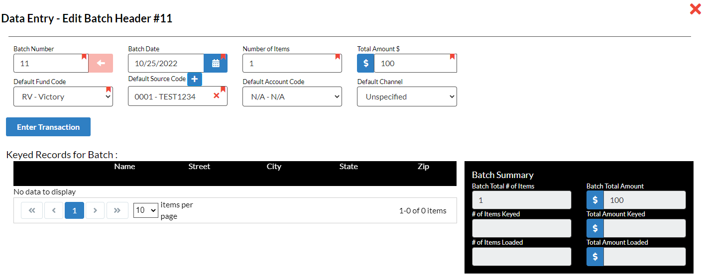 Crimson: Contributions - Data Entry – Help Desk